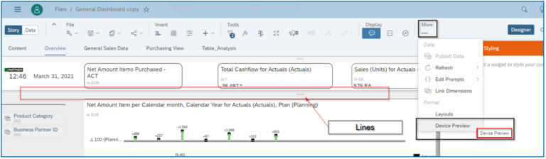 How-To make a SAC Story Mobile ready - ZPARTNER GmbH
