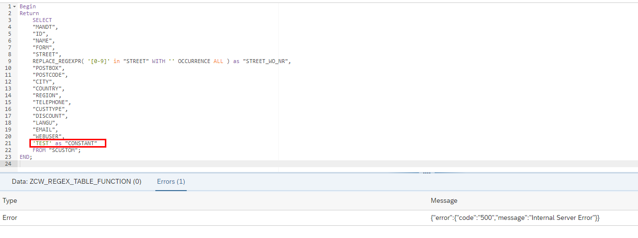 Data Flows In Sap Datasphere Dsp Part 3 Using Sql Table Functions And Incorporate Them Into