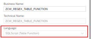 DATA FLOWS IN SAP DATASPHERE (DWC) – Part 3: Using SQL Table Functions and incorporate them into ...