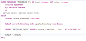 SAP Datasphere – How to integrate Open SQL Procedures in a Task Chain - ZPARTNER GmbH