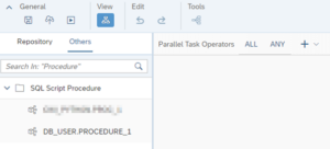 SAP Datasphere – How to integrate Open SQL Procedures in a Task Chain - ZPARTNER GmbH