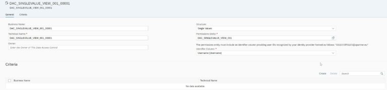 A practical example of the three different types of Data Access Controls (DACs) in Datasphere ...