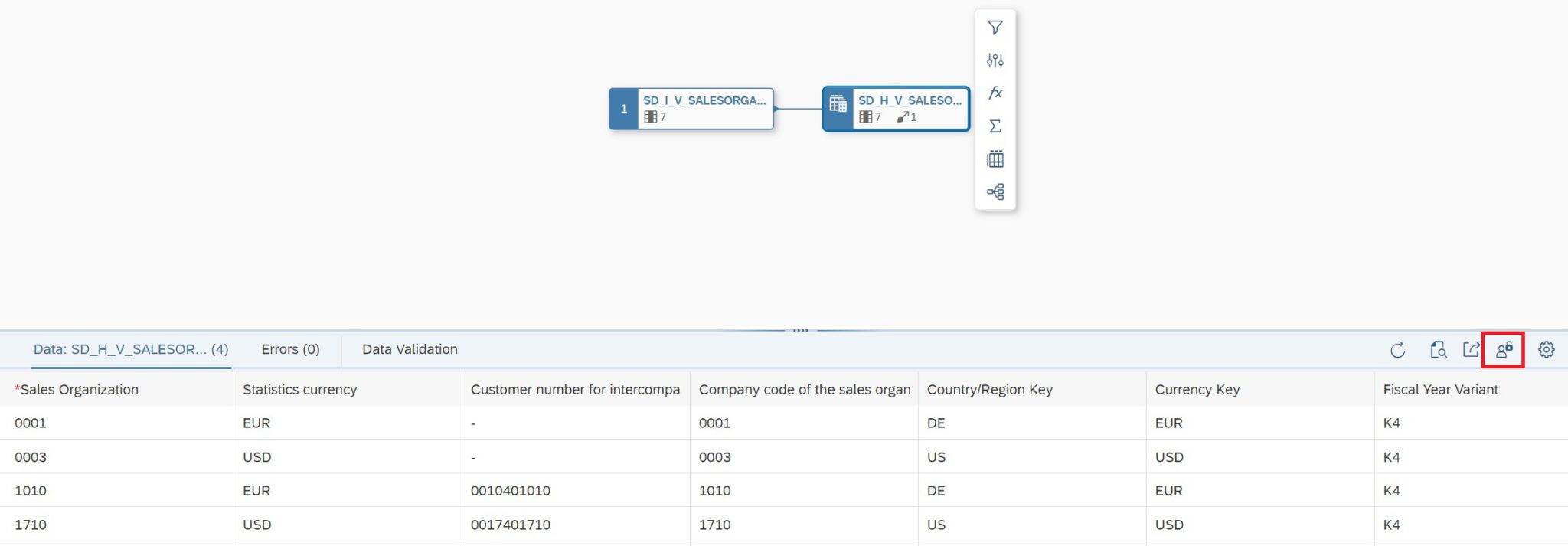 A practical example of the three different types of Data Access Controls (DACs) in Datasphere ...