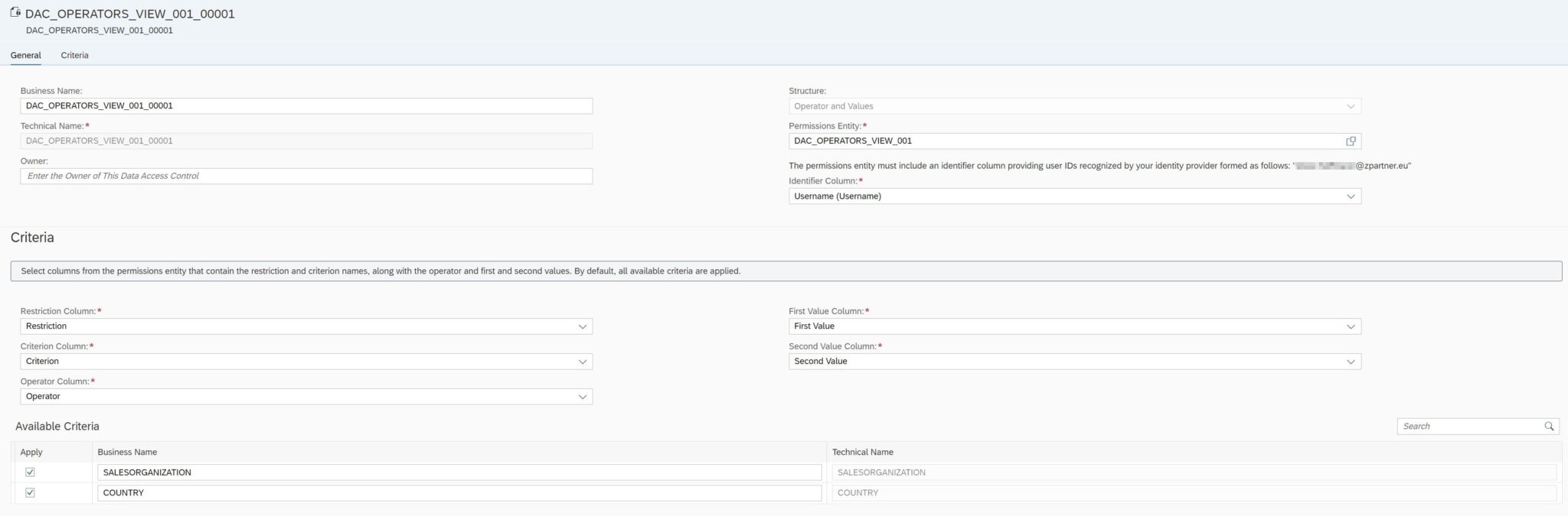 A practical example of the three different types of Data Access Controls (DACs) in Datasphere ...