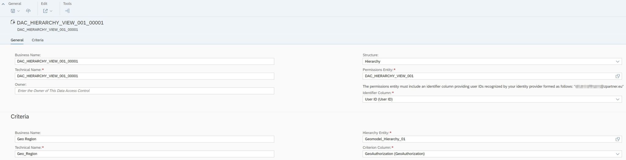 A practical example of the three different types of Data Access Controls (DACs) in Datasphere ...