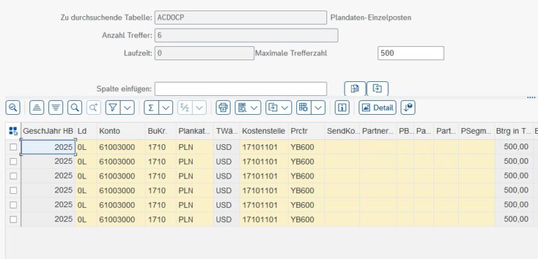 SAC – Export native planning to SAP S/4HANA ACDOCP - ZPARTNER GmbH