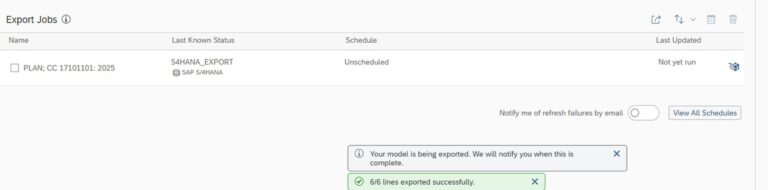 SAC – Export native planning to SAP S/4HANA ACDOCP - ZPARTNER GmbH